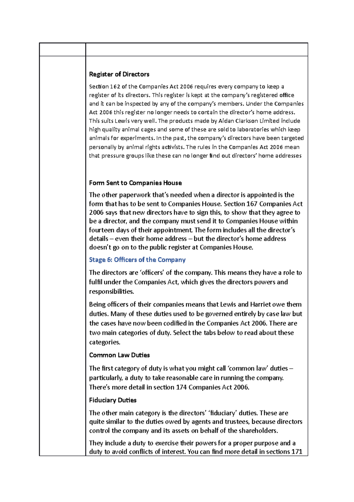 Register of Directors - blp lpc/llm - MMU - Studocu