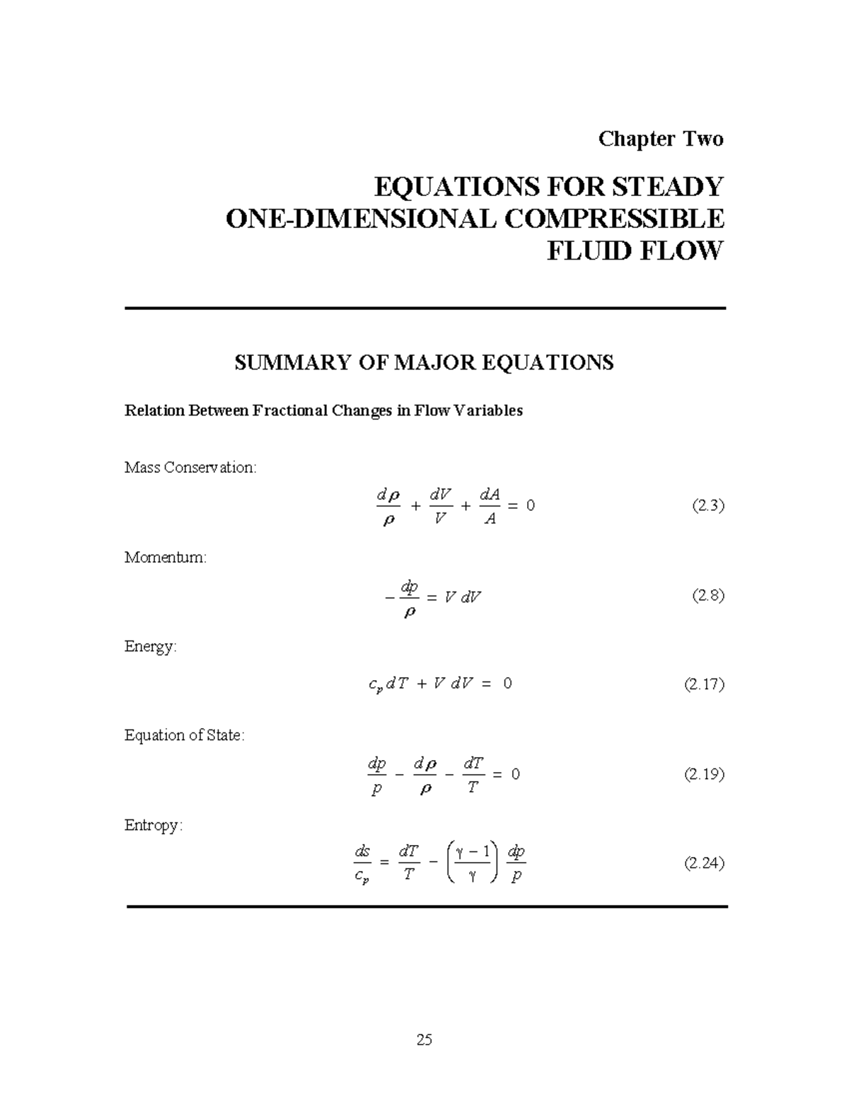 Solutions manual introduction compressible fluid flow 2nd edition oosthuizen - Chapter Two ...