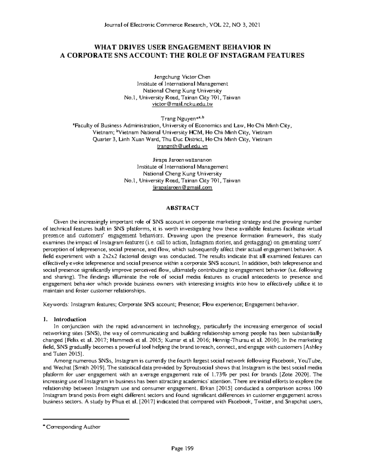 JECR 202108 paper 2 199 227 Final version - Journal of Electronic ...