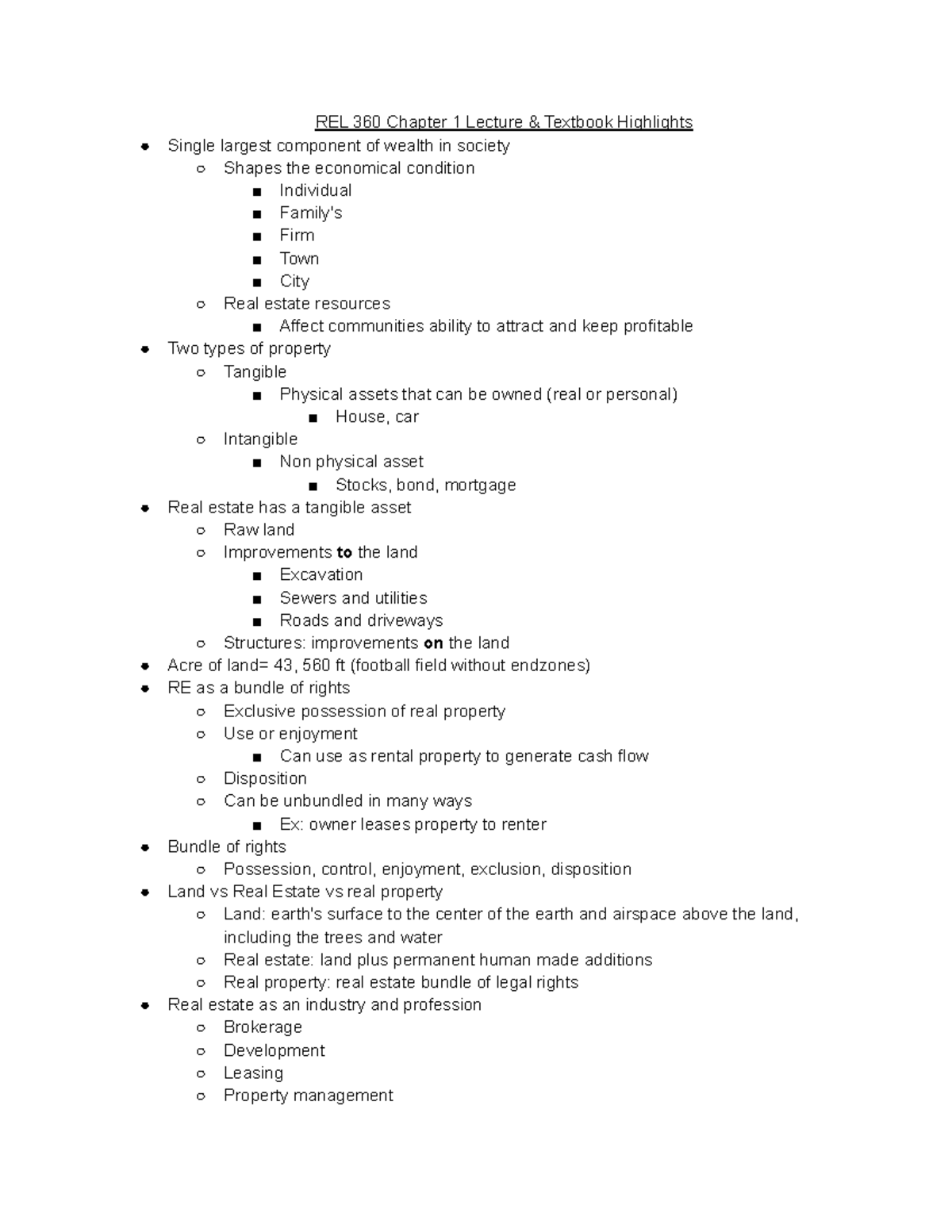 REL 360 Chapter 1 Lecture & Textbook Highlights - REL 360 Chapter 1 ...