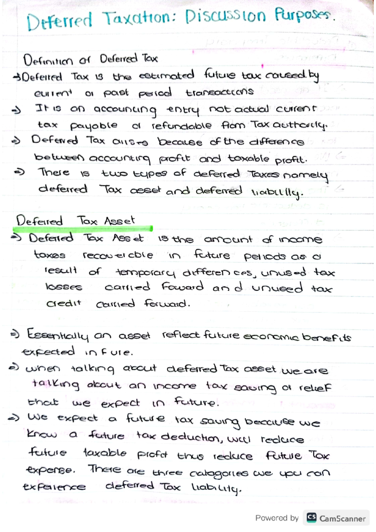 Deferred tax summary - Gripping GAAP - ACCT211 - Studocu