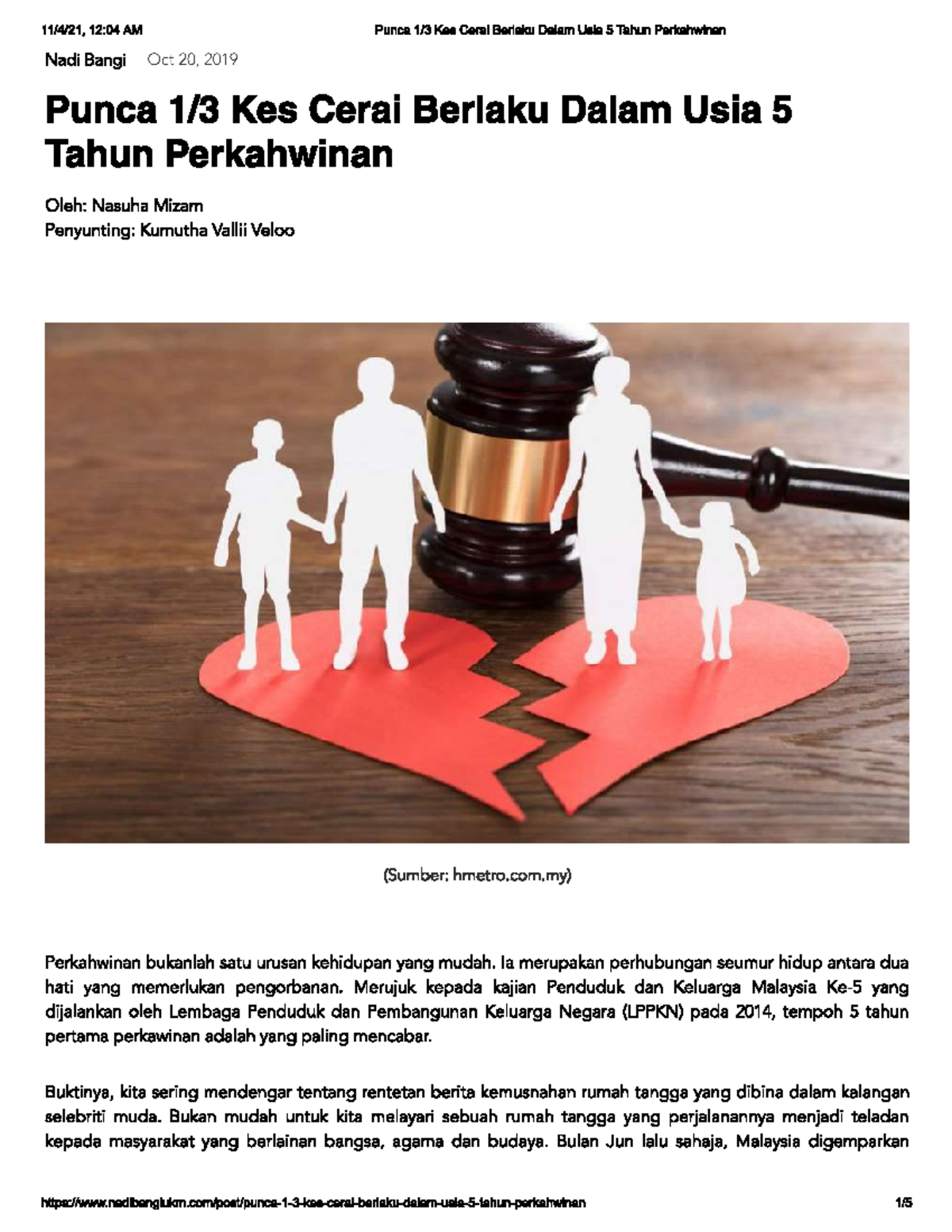 Penceraian rumah tangga - CTU - Studocu