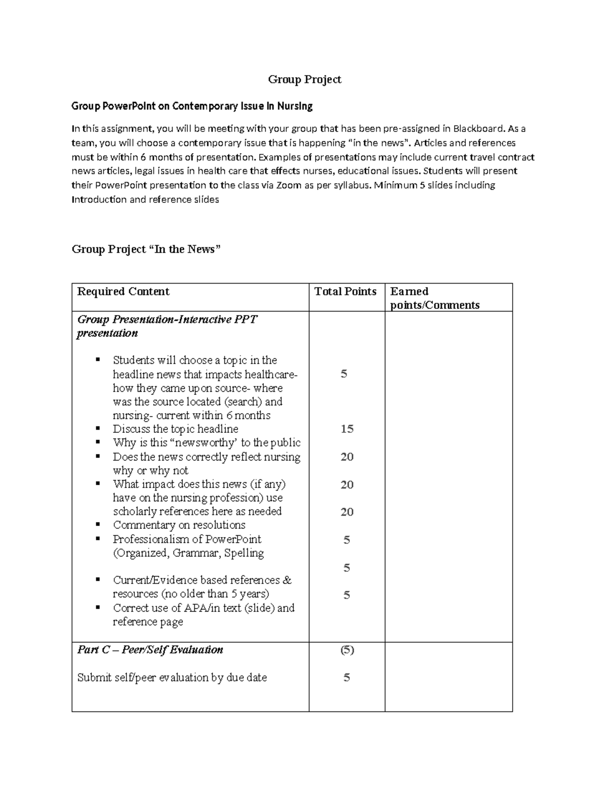 Group Project - Group Project Group PowerPoint on Contemporary Issue in ...
