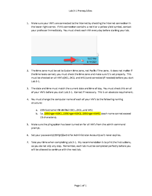 235 LAB 5-3 FSRM Configuration 2016 - LAB 5-3 FSRM Configuration LAB 5-3 FSRM Configuration ...