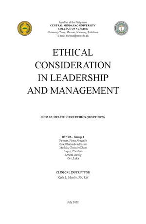 Community Diagnosis MANUSCRIPT for CHN - Community Diagnosis A Case Study Presented to the ...