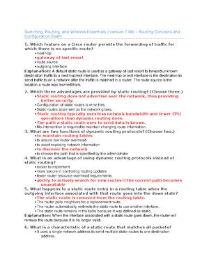 CCNA 2 v7 Modules 10 – 13 L2 Security and WLANs Exam Answers ...