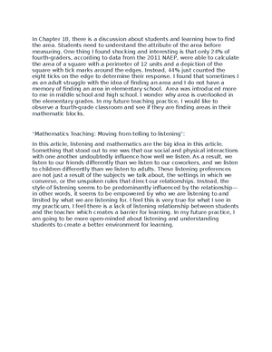 Lesson plan Template for Ambitious Teaching of Mathematics - Grade: 1st ...