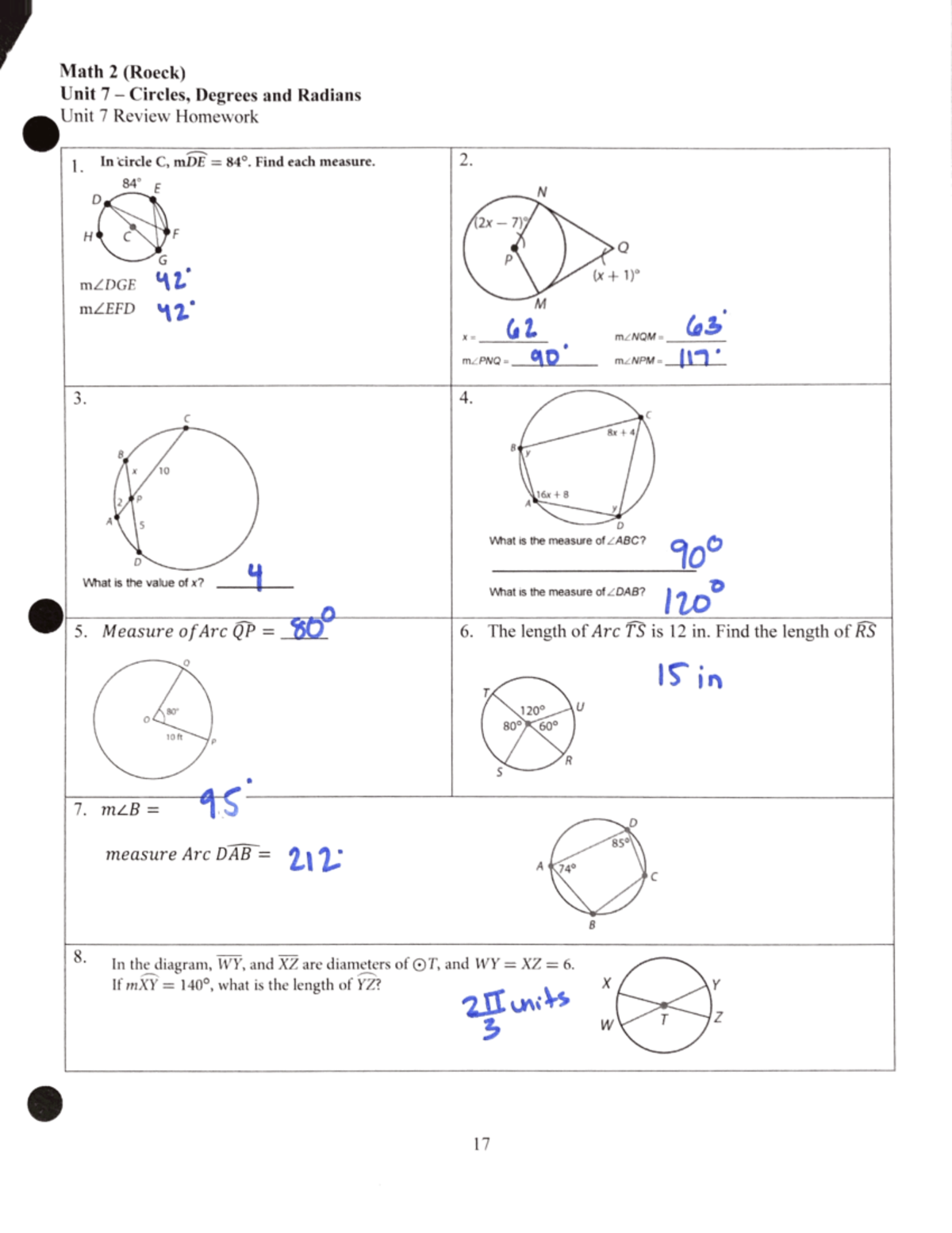 Answer Key Pages 17 and 18 - Studocu