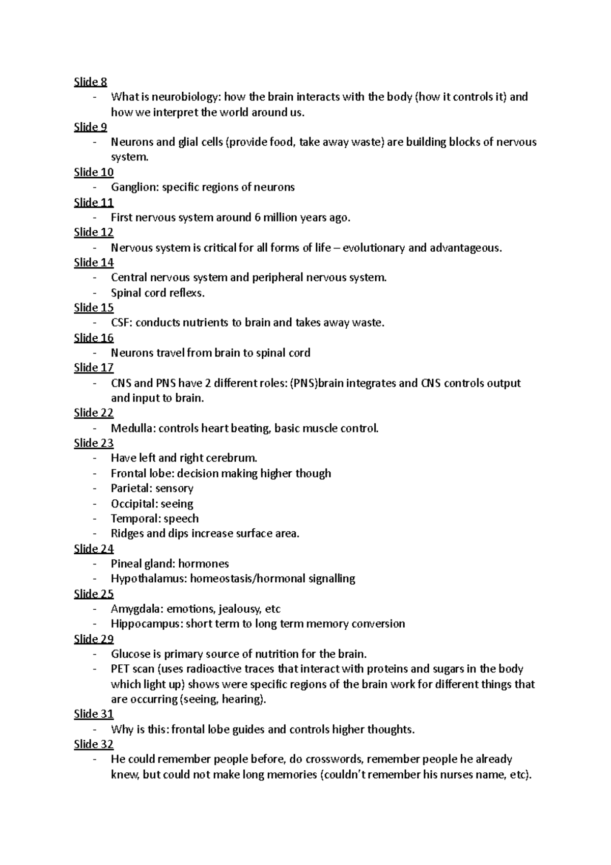 Intro to brains - Slide 8 - What is neurobiology: how the brain ...