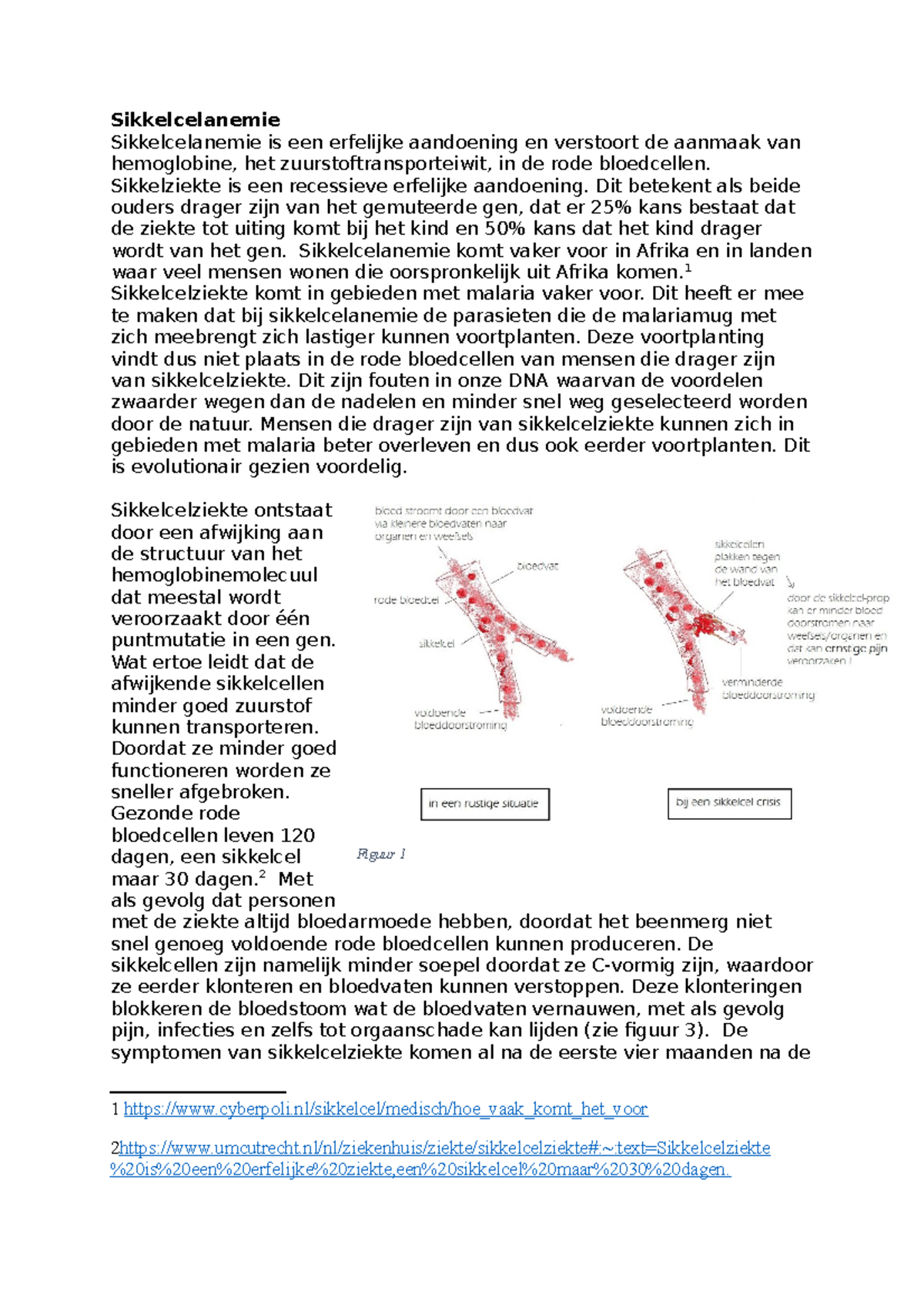 sikkelcelanemie - Sikkelcelanemie Sikkelcelanemie is een erfelijke ...