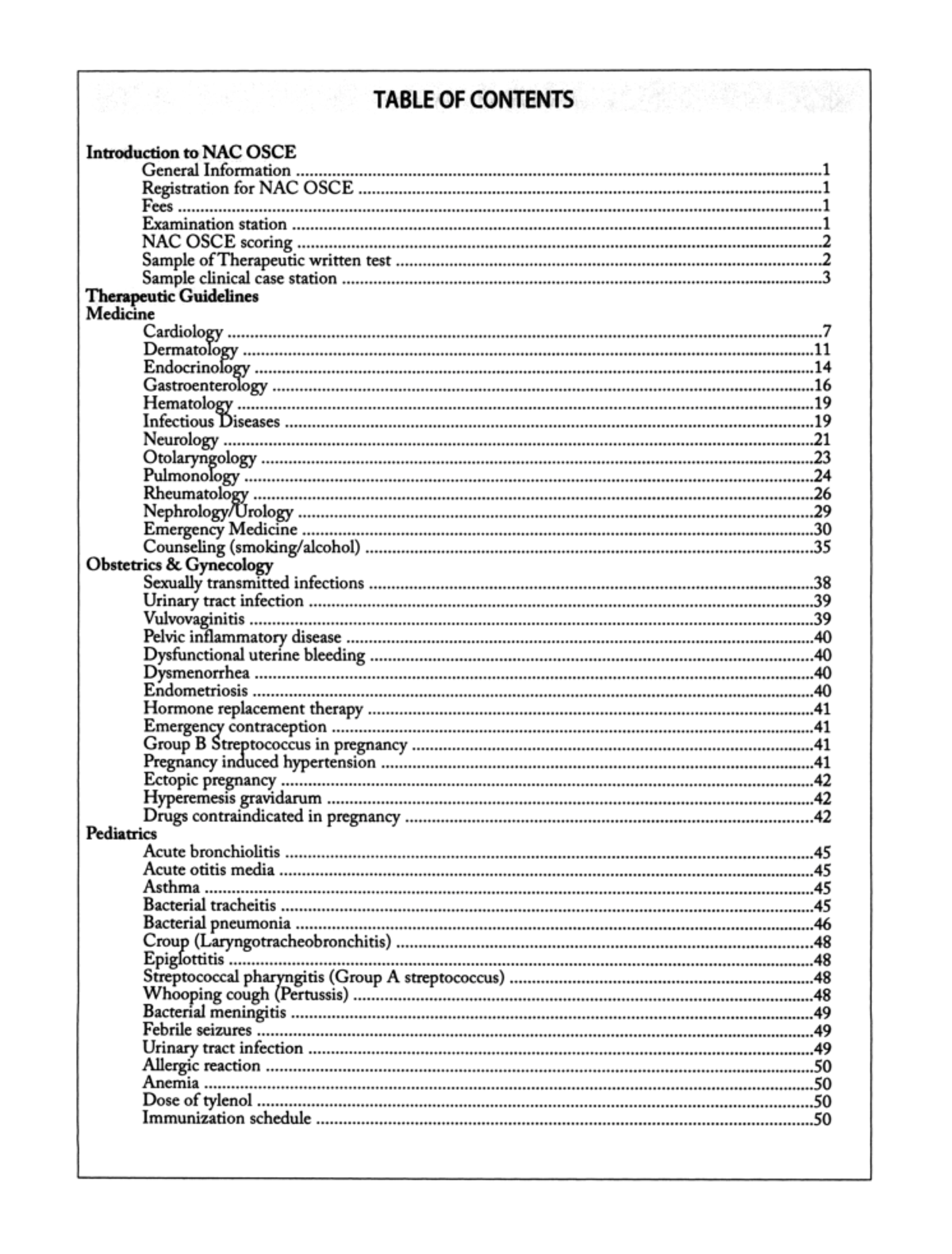 Nac osce comprehensive review - Introduction to N A C O SC E General ...