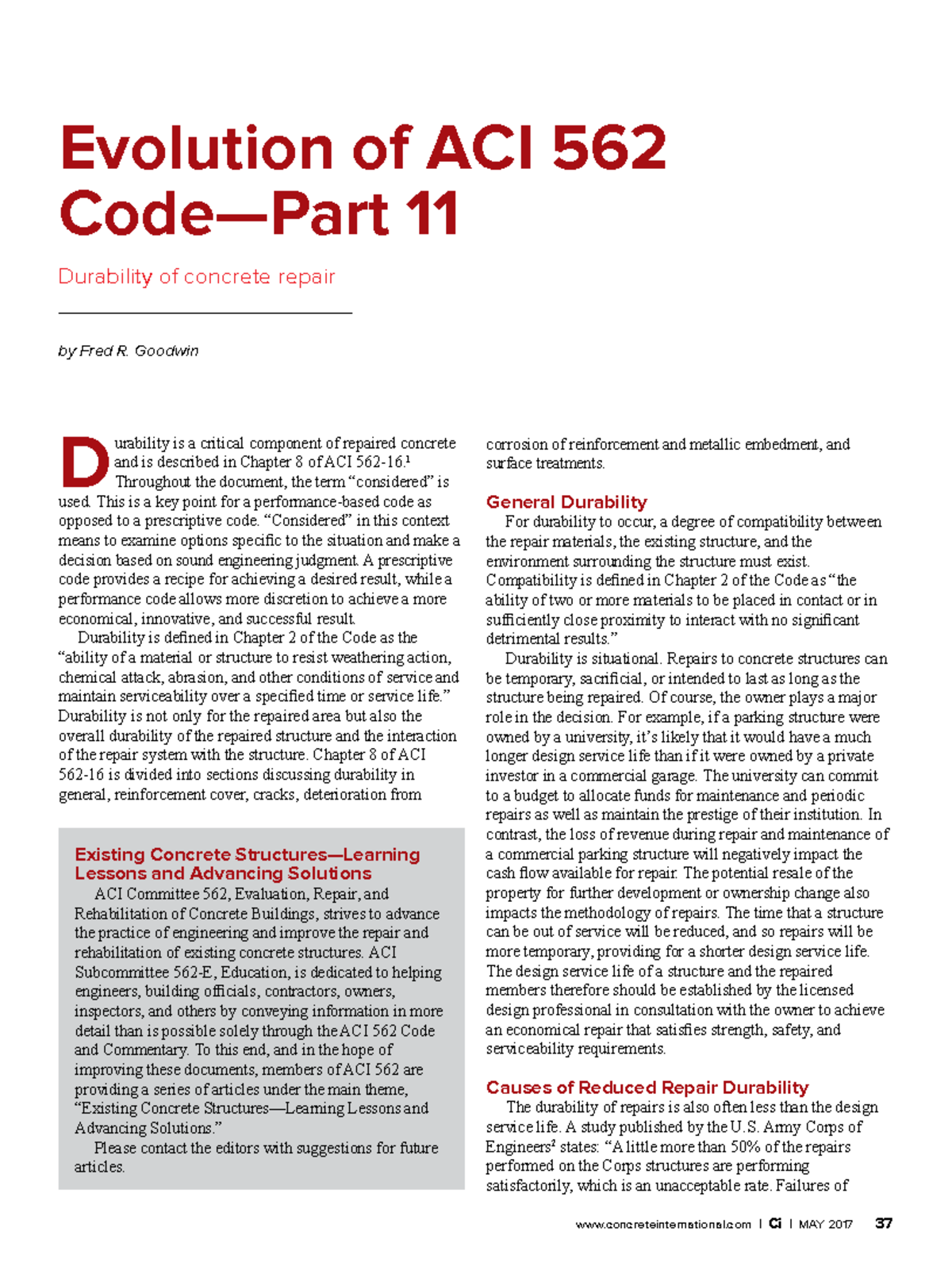 Part 11 - CI3905Goodwin - concreteinternational | Ci | MAY 2017 37 ...