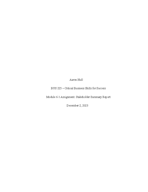 QSO-321 Module Five Assignment - Aaron Hull QSO-321: People Planet and ...