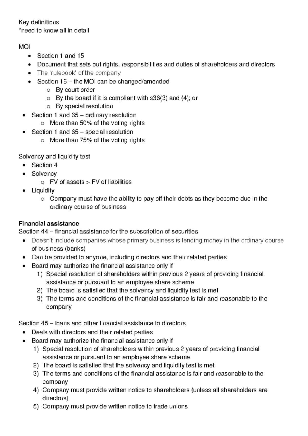 GAA week 1 2022 - GAA week 1 lecture notes - Key definitions *need to ...