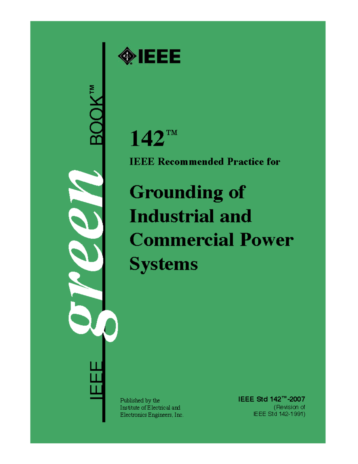 Green Book - Published by the Institute of Electrical and Electronics ...