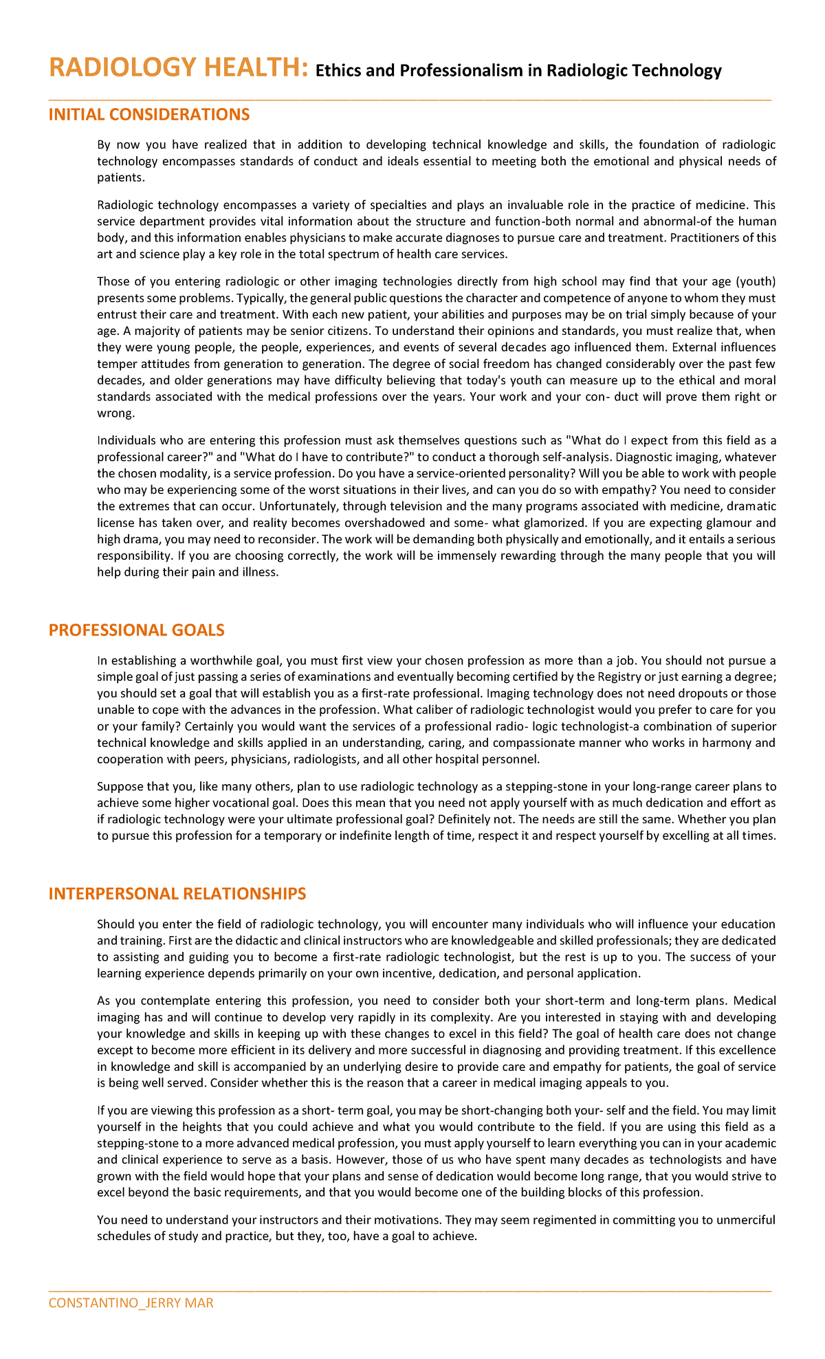 RAD- Health Ethics-and-Professionalism-in-Radiologic-Technology ...