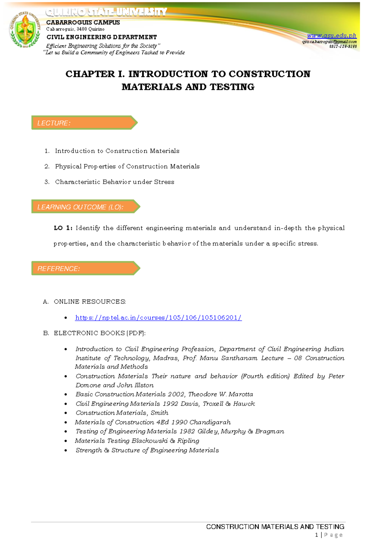 CMT Module-1 - We will start with talking about why we want to study ...