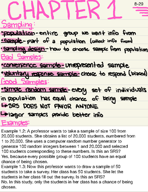 Practice Problems Chapter 1-2 - MATH 220 - Studocu