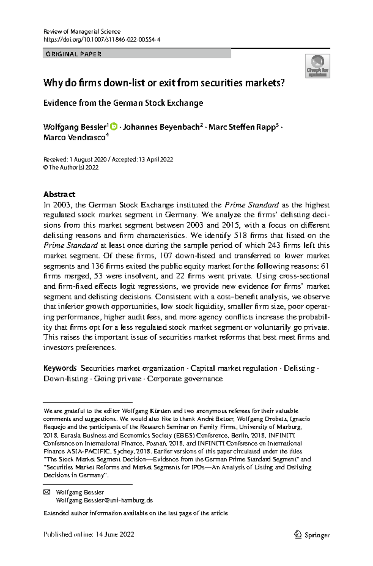 S11846 022 00554 4 - gender diversity - Vol.:(0123456789) Review of ...