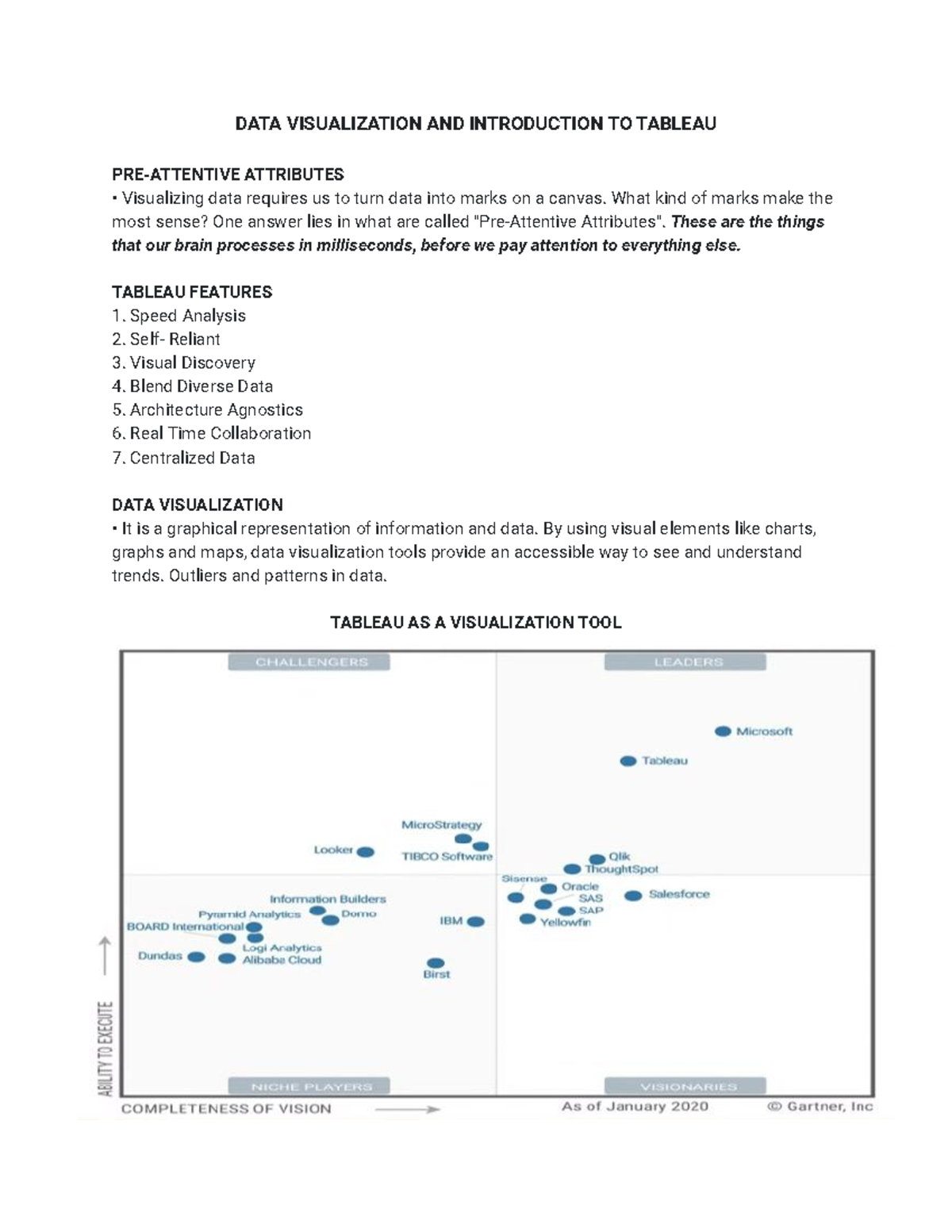 Reviewer BUS103 DATA Visualization - DATA VISUALIZATION AND INTRODUCTION TO TABLEAU PRE ...
