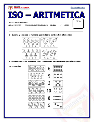 Prueba diagnostica 2021 1 - Prueba diagnóstica Matemática Conozcamos ...