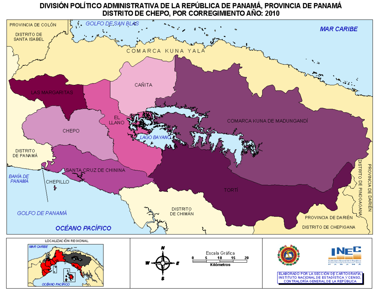 Division Politica-Chepo - ELABORADO POR LA SECCIÓN DE CARTOGRAFÍA ...