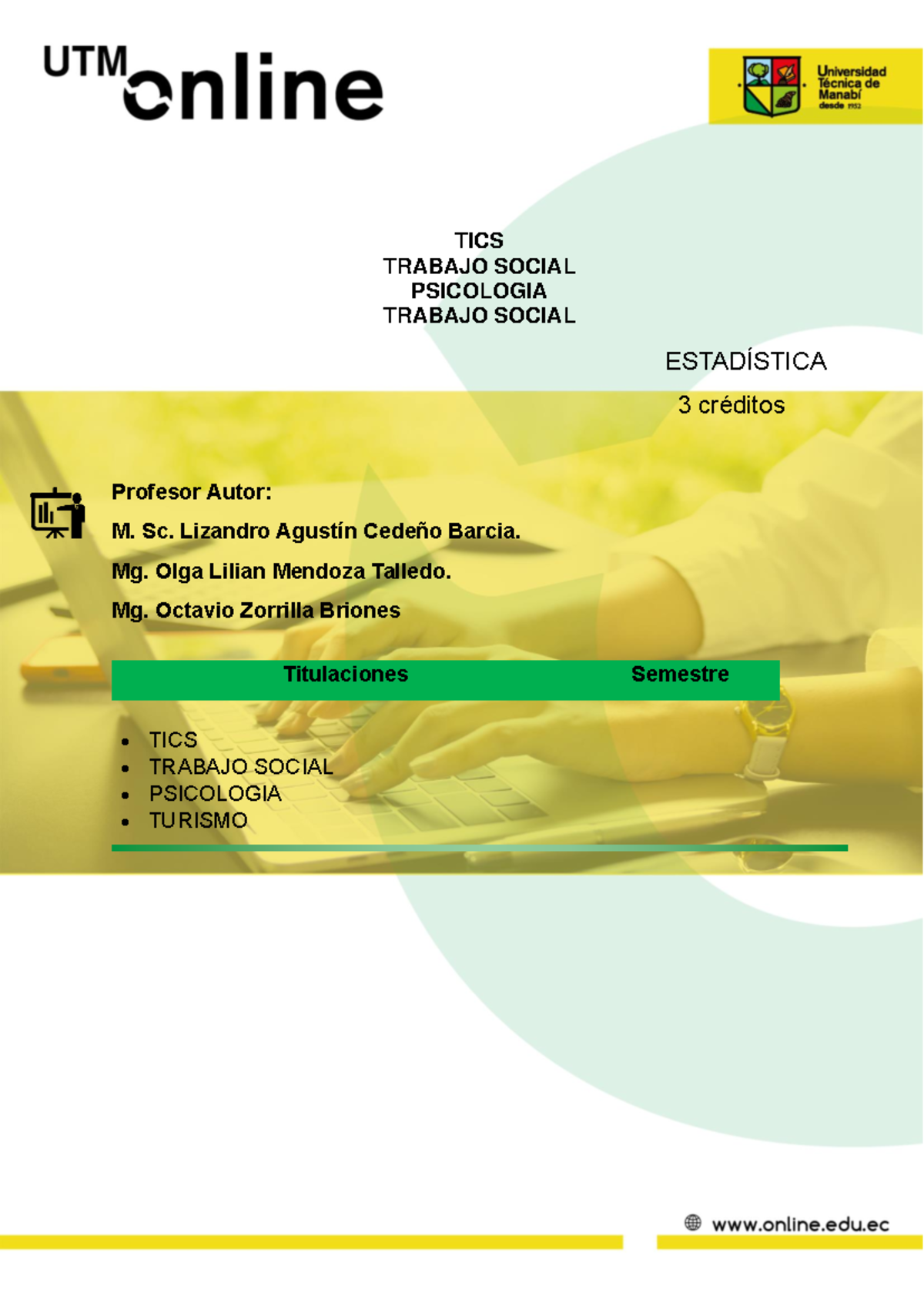 Compendio unidad 3 2024 - TICS TRABAJO SOCIAL PSICOLOGIA TRABAJO SOCIAL ESTADÍSTICA 3 créditos ...