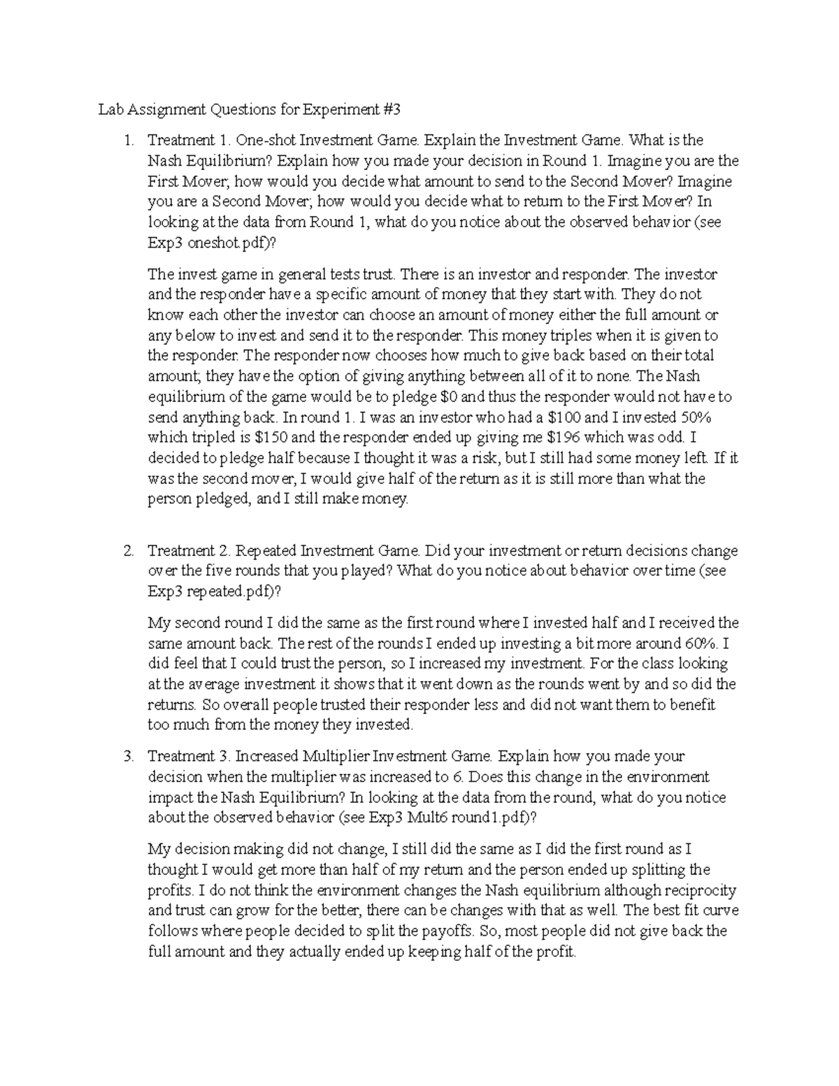 Lab Cooperation - Lab that puts together all the concepts of biochem ...