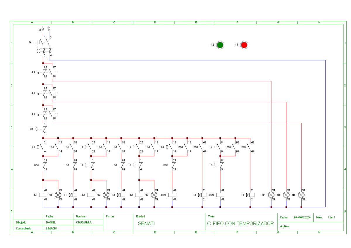 circuito de automatismo - A A B B C C D D E E F F G G H Fecha Nombre ...