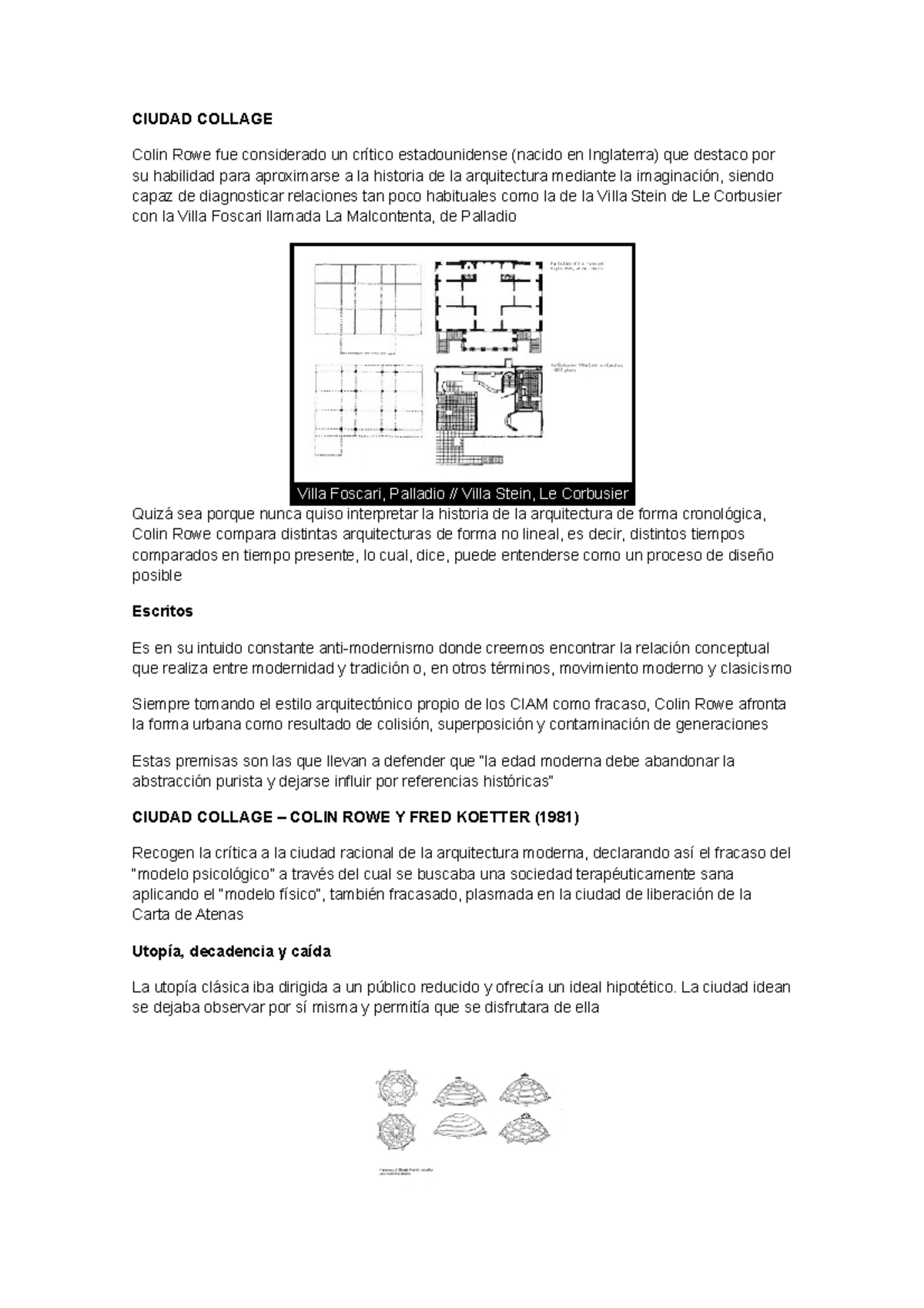 Ciudad Collage - Colin Rowe - CIUDAD COLLAGE Colin Rowe fue considerado ...