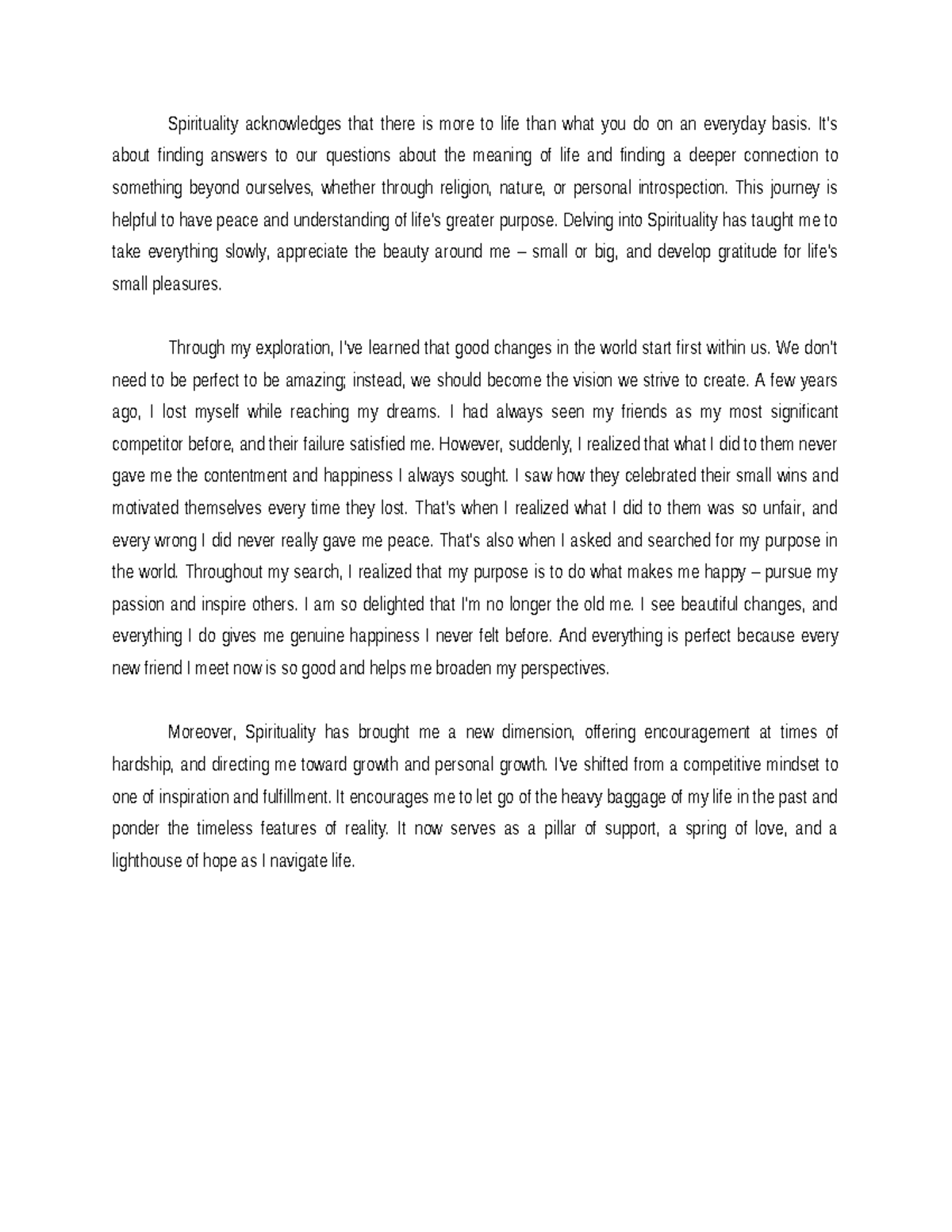 Spirituality - It's about finding answers to our questions about the ...