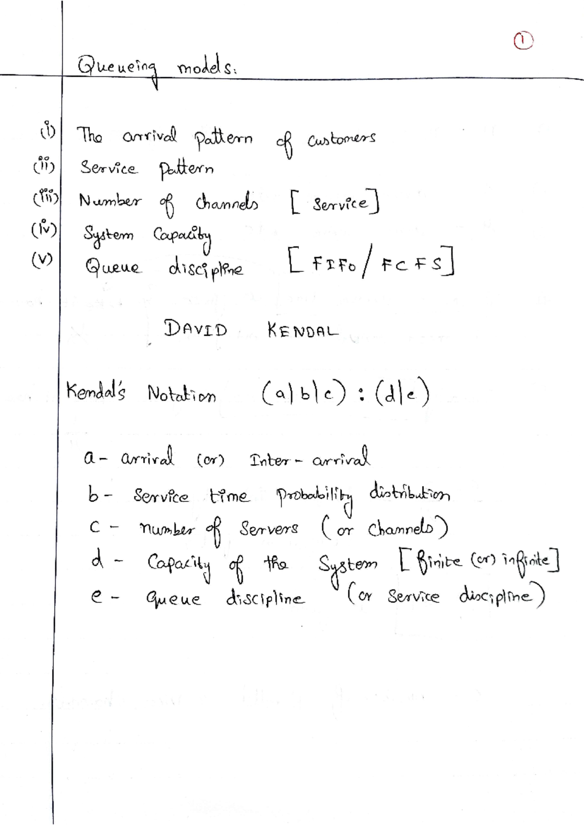 Queueing theory-1 - Notes - Probability and Queuing Theory - Studocu Queueing theory-1 - Notes - Probability and Queuing Theory - Studocu