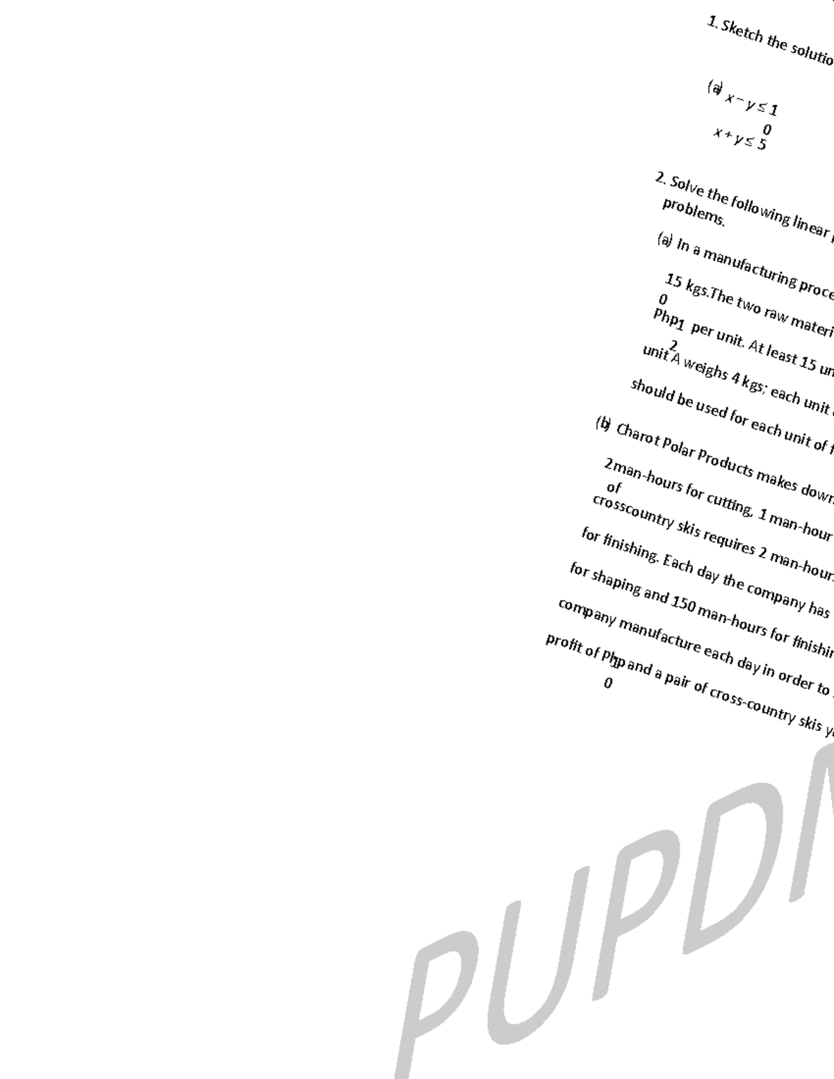 Assesment-5-math - make your assignment easy - m e 1 . S k e t c h t h ...