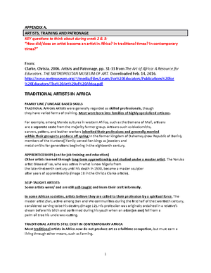 Week 11 Reading Homework Assignment-Contemporary Art - Week 11 Reading ...