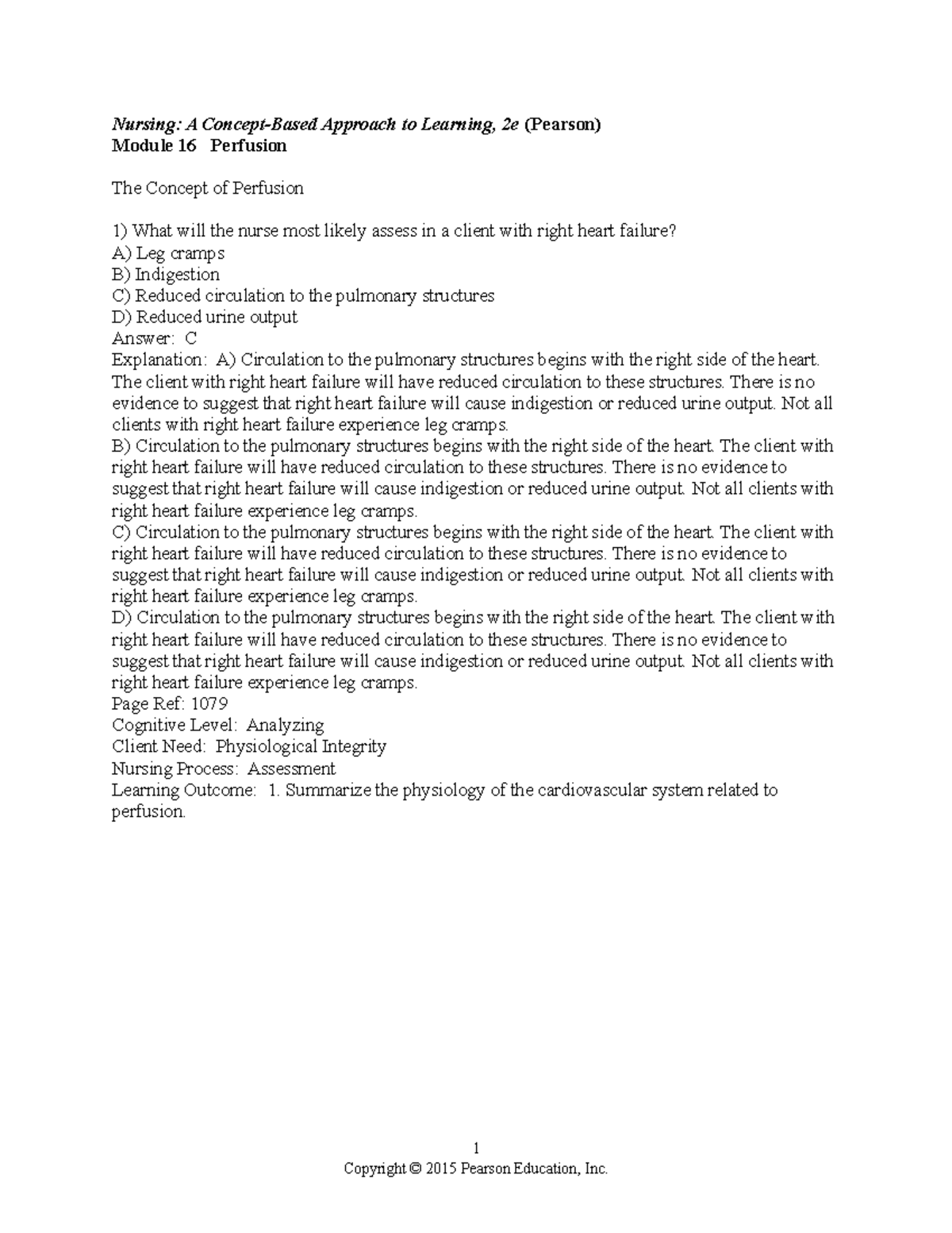 Cardiac - DIC QA - notes - Nursing: A Concept-Based Approach to ...