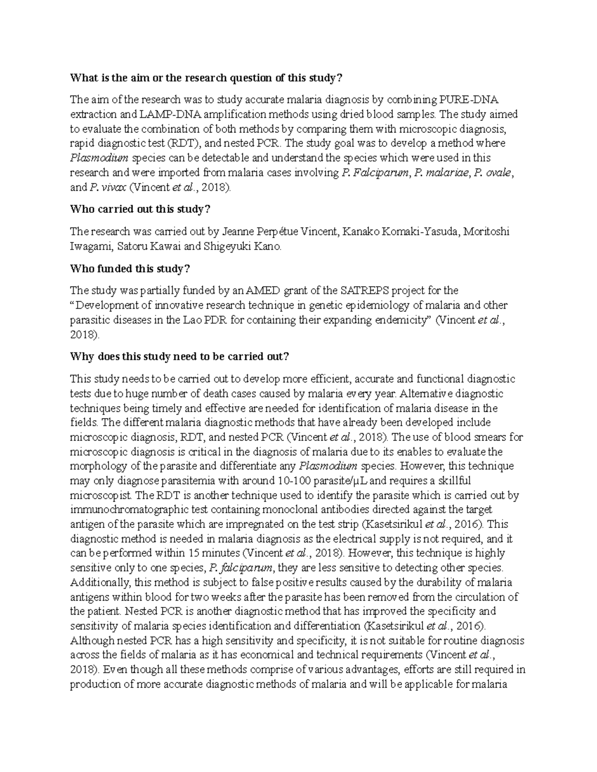 Research paper questions - What is the aim or the research question of ...