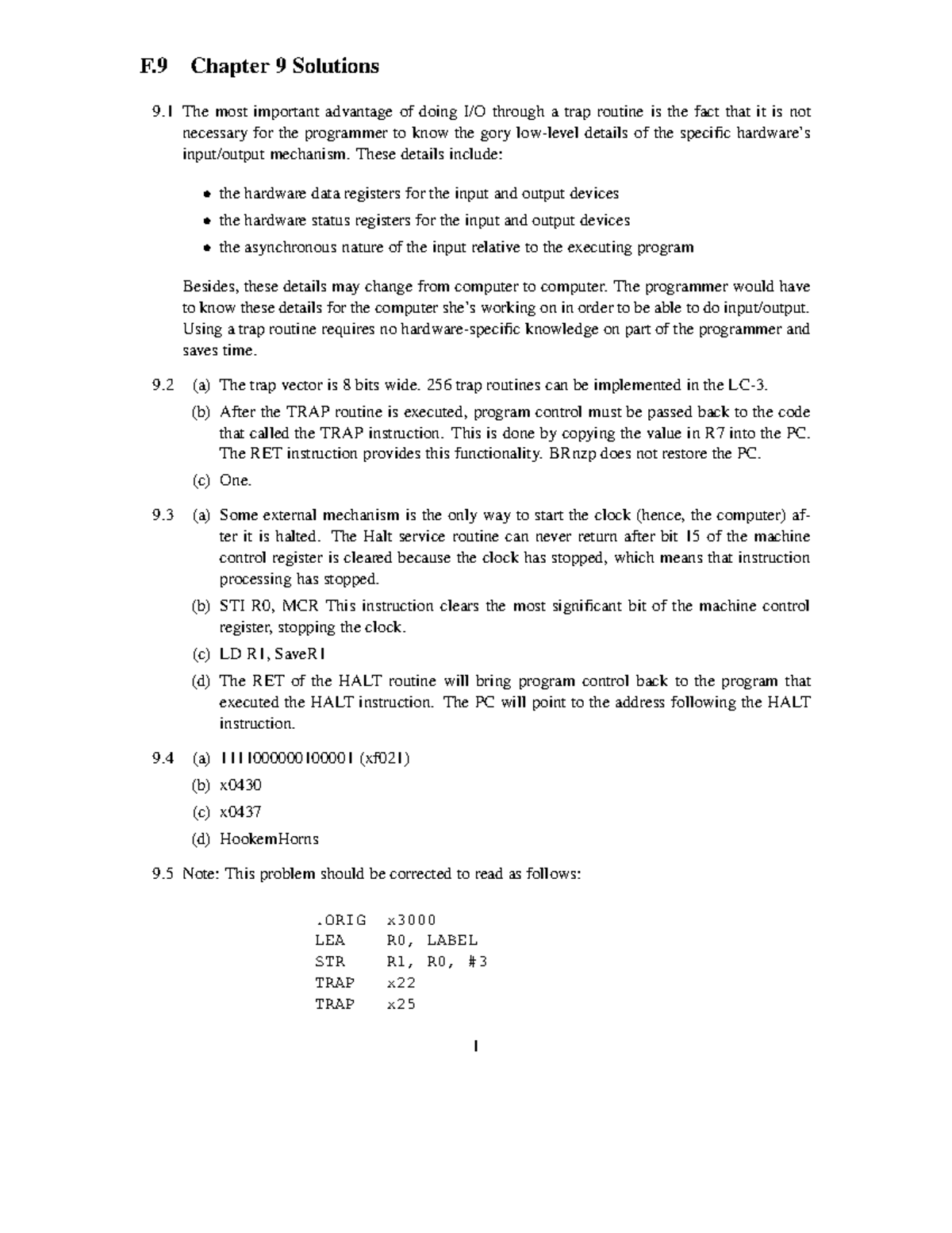 Ch09 complete - homework - F Chapter 9 Solutions 9 The most important ...