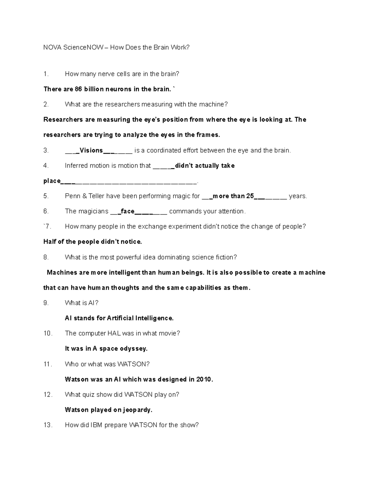 Bianca Diaz - NOVA Science NOW – How Does the Brain Work - NOVA ...