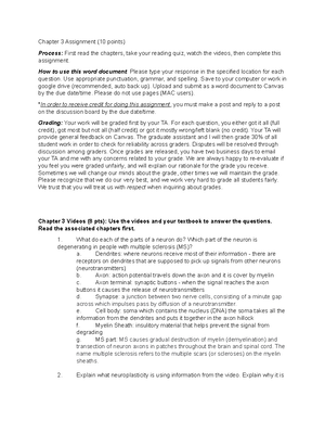 Chapter 9 assignment-jordancaron - Chapter 9 Assignment (10 points) Process: First read the ...