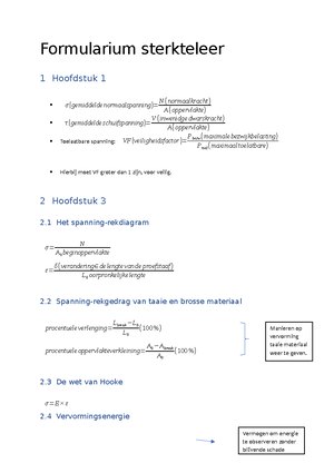Sterkteleer voorbeeldvragen - 1: Toon aan dat N,V en M in een doorsnede ...