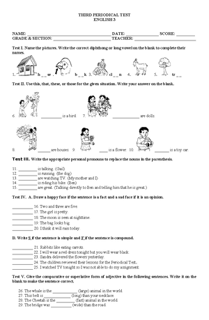 DLL Mathematics 3 Q3 W8 - DAILY LESSON PLAN IN MATH WEEK 1 QUARTER 3 ...
