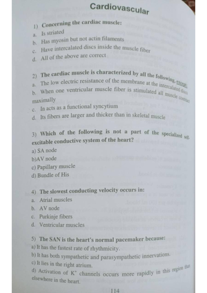 Cardio.moodle question - In The diagram below: Which statement is true about phase (3)? B a ...