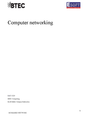 Database - esoft assignment - Higher Nationals Internal verification of assessment decisions ...