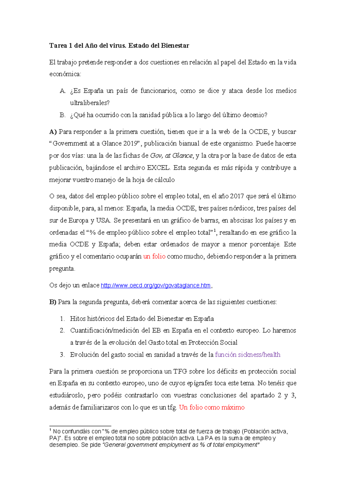 Tarea 1, E. Btar Año del virus - Tarea 1 del Año del virus. Estado del ...