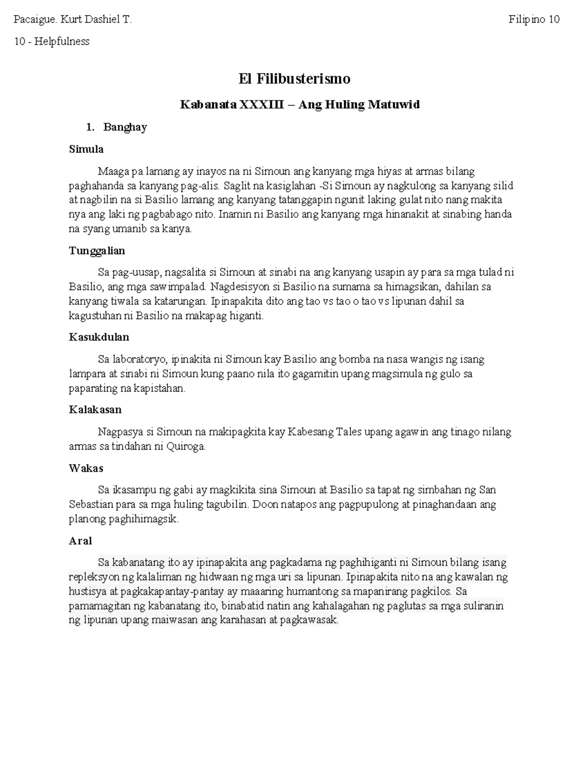 El-Filibusterismo - ab2b2 - El Filibusterismo Kabanata XXXIII – Ang ...