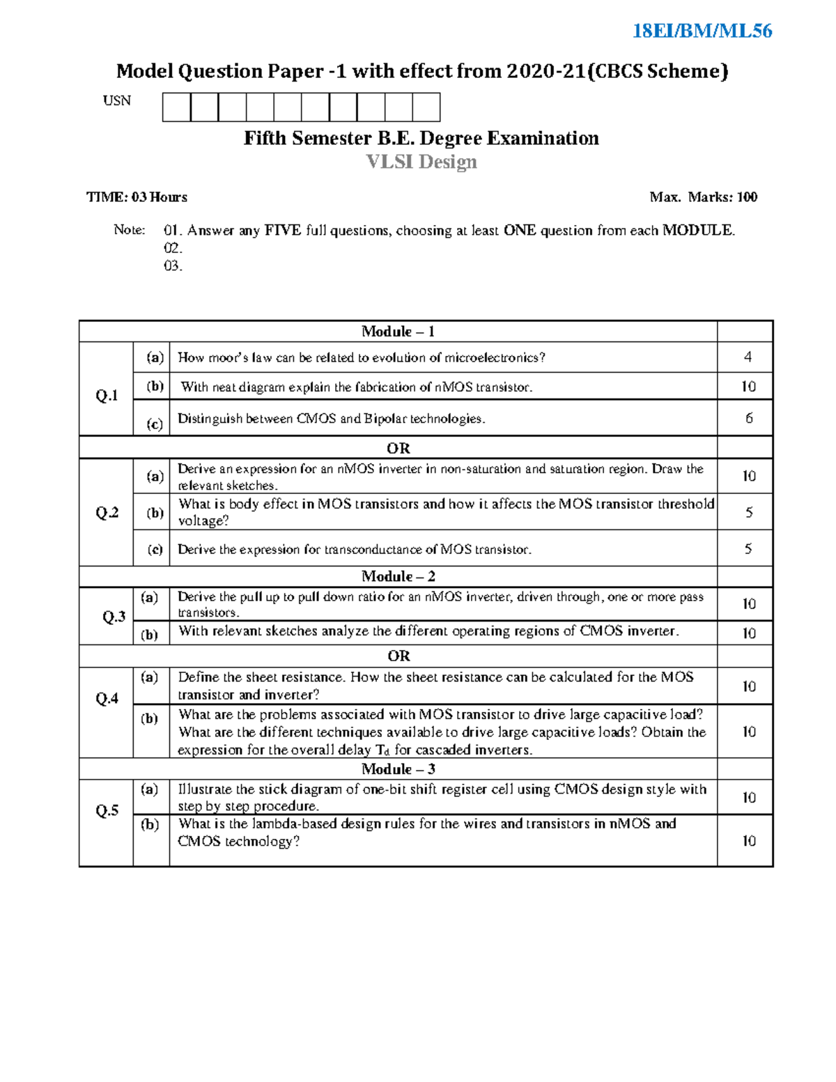 18EI56 merged - 18EI/BM/ML Model Question Paper -1 with effect from ...