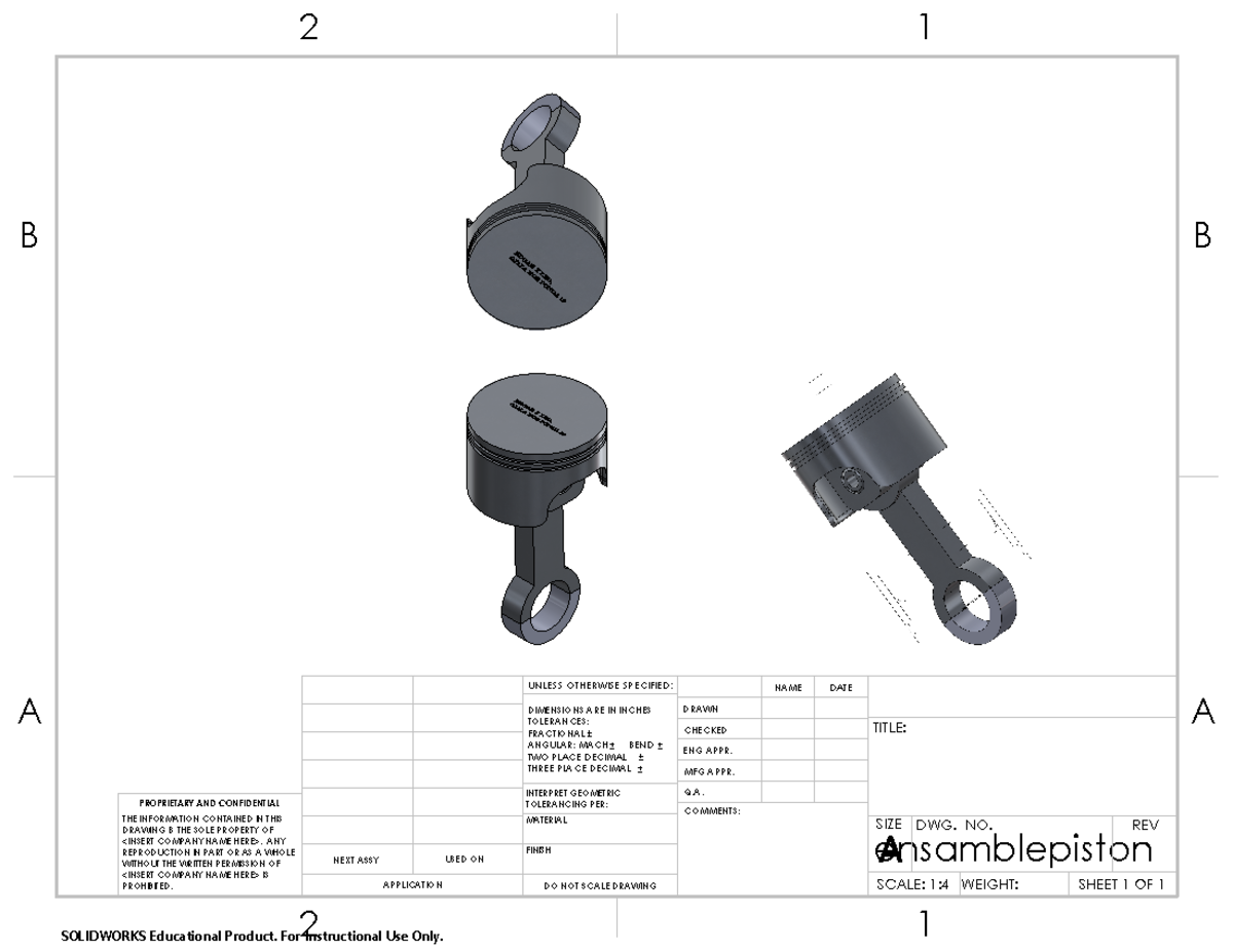 Plano piston - A12_EQ9.pdf - A A B B 2 2 1 1 DO NOT SCALE DRAWING ensamblepiston SHEET 1 OF 1 ...