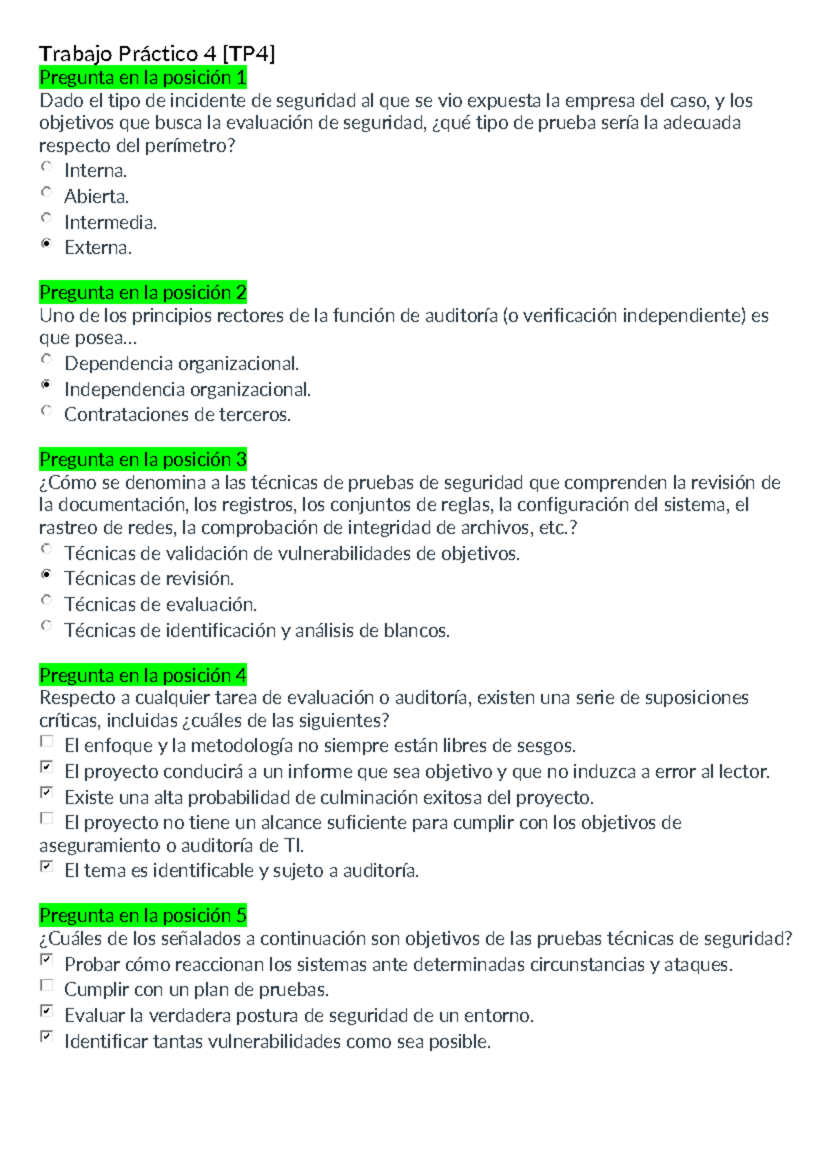 TP4 - 90 - sdfsdfsf - Trabajo Práctico 4 [TP4] Pregunta en la posición ...