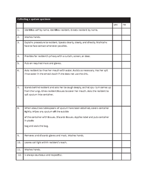 Medication administration competency checklist - Name ...
