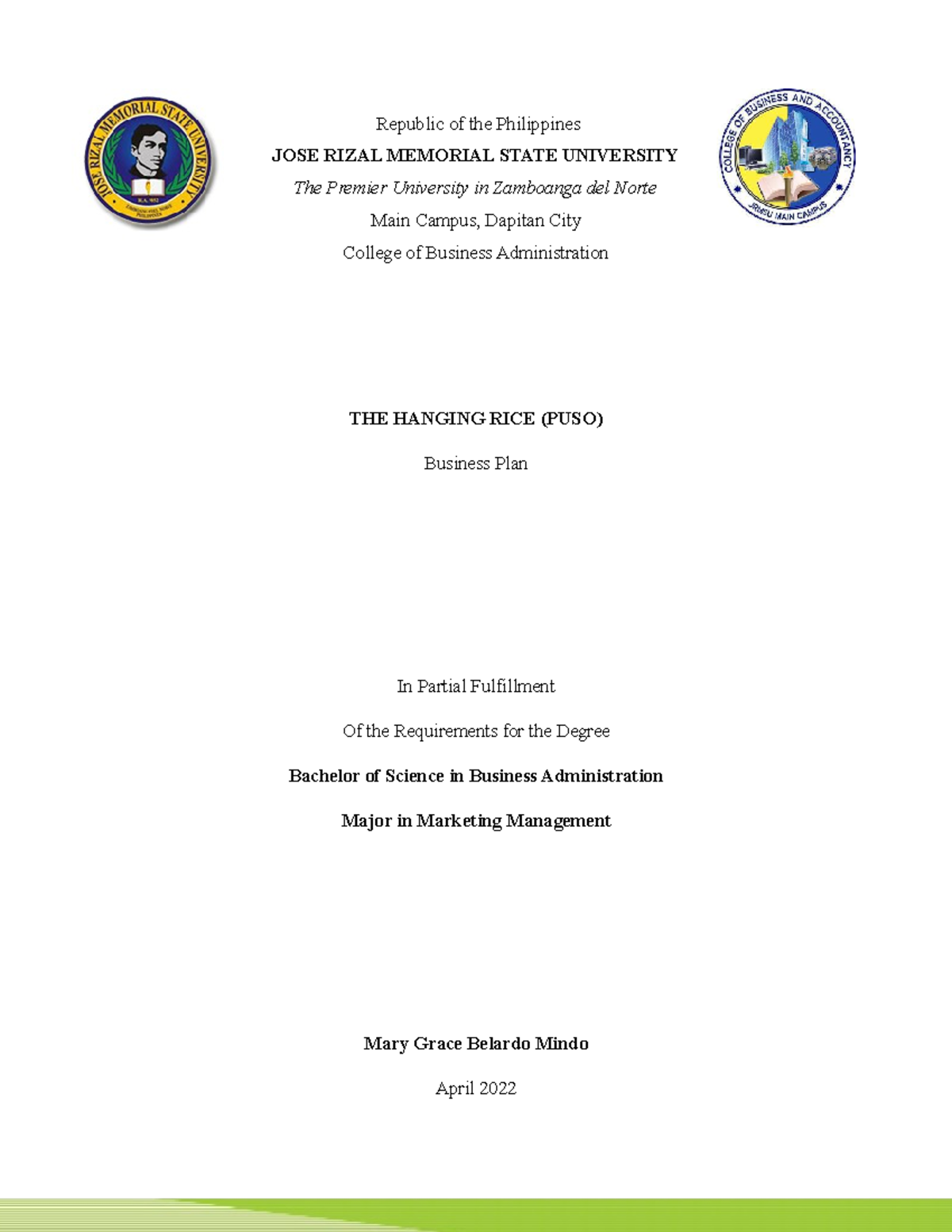 Business-Proposal (1)-1 - Republic of the Philippines JOSE RIZAL ...